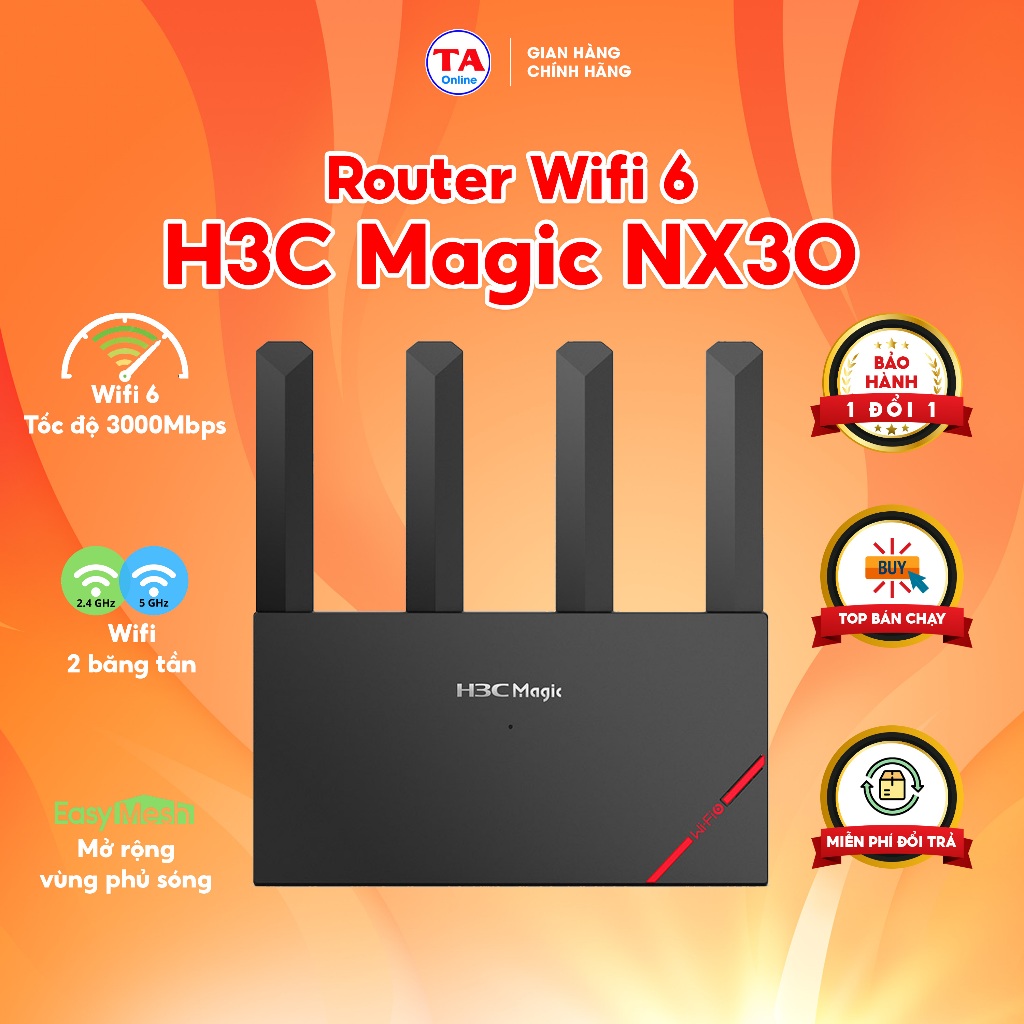 Router Wifi 6 H3C Magic NX30 Tốc Độ 3000Mbps | Shopee Việt Nam