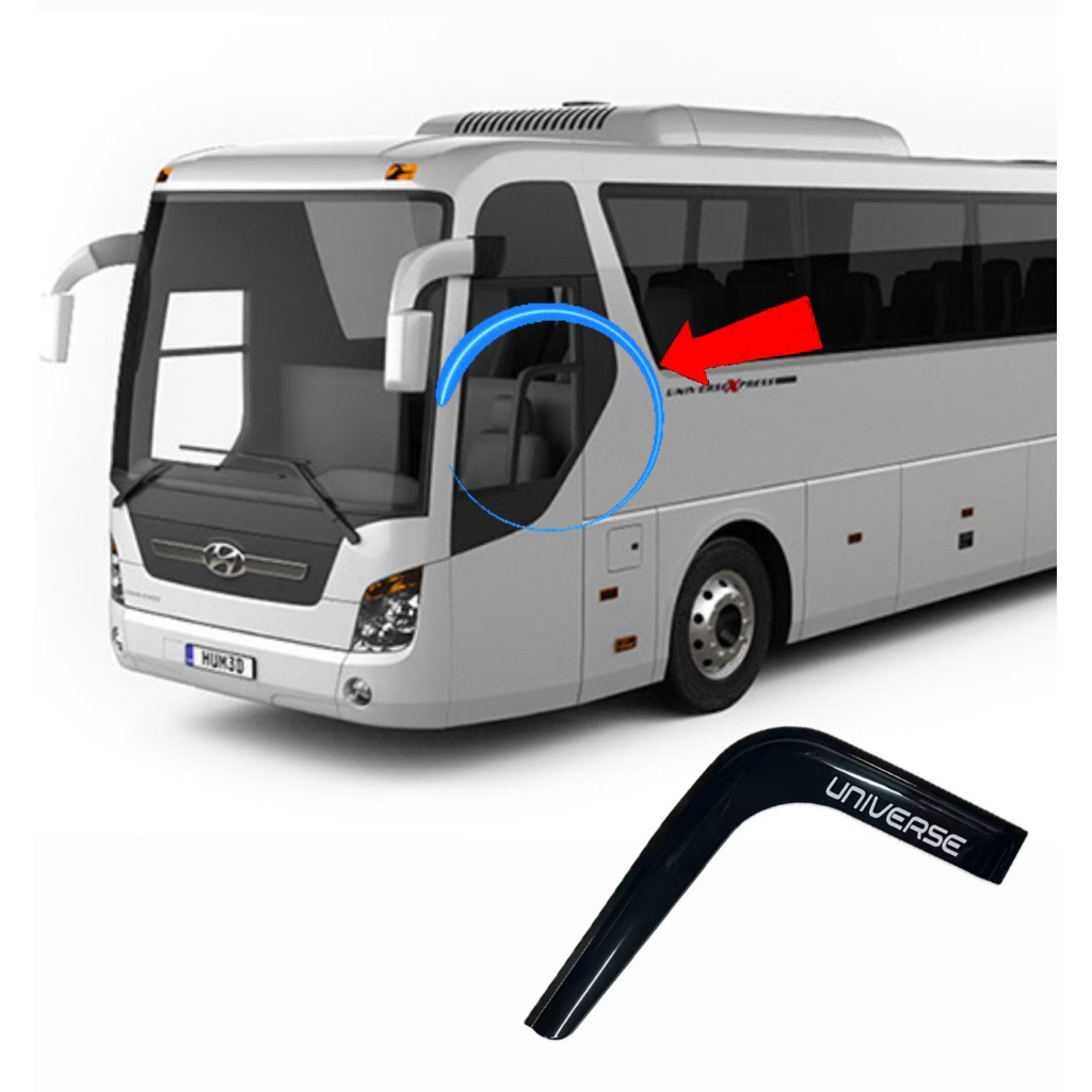 CHE MƯA xe khách UNIVERSE 45c (1 cái) | Shopee Việt Nam