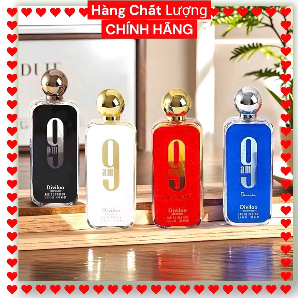 Nước hoa Diviloo 9PM Pour Femme full 100ml | Shopee Việt Nam