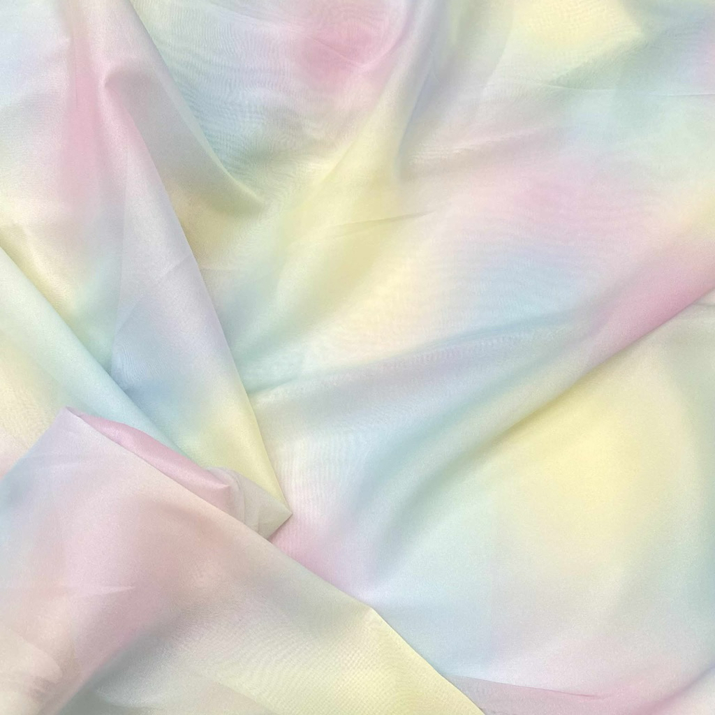 Vải Tơ óng omber pastel | Shopee Việt Nam
