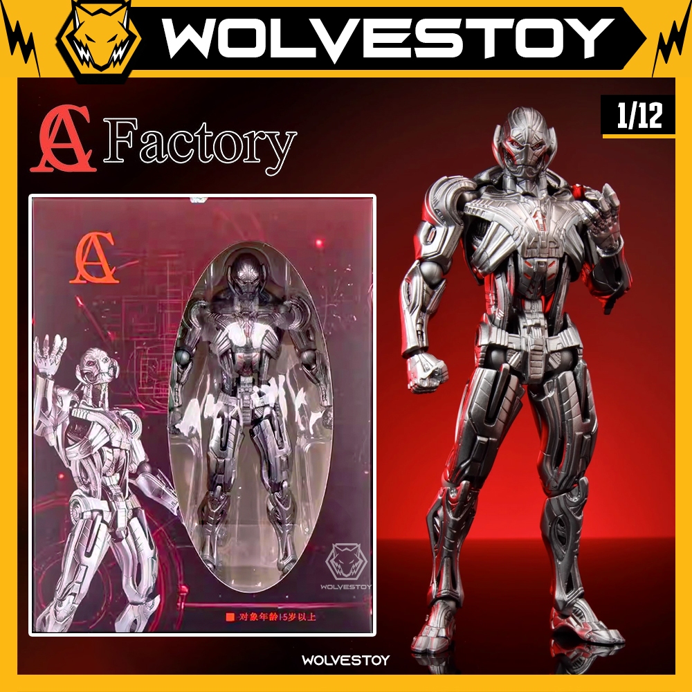 Mô Hình AC Factory Toys Revoltech Amazing Yamaguchi Marvel Ultron 1/12 ...