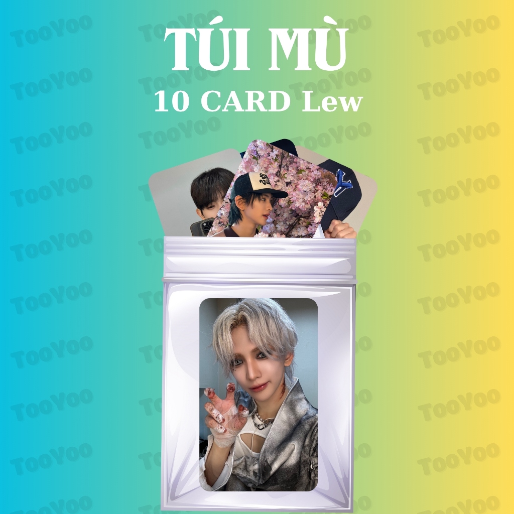Túi mù gồm 10 card LEW TEMPEST bo góc không trùng TooYoo CARD0098 ...