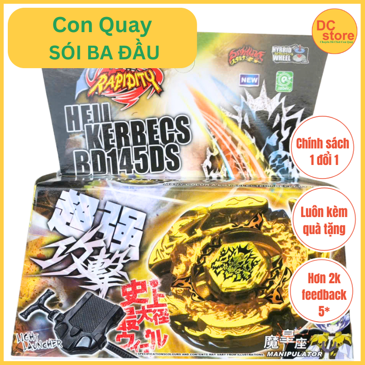 Con Quay Chiến Thần Vô Cực Sói Ba Đầu BB99 Top Rapidity Cho Bé Trai ...