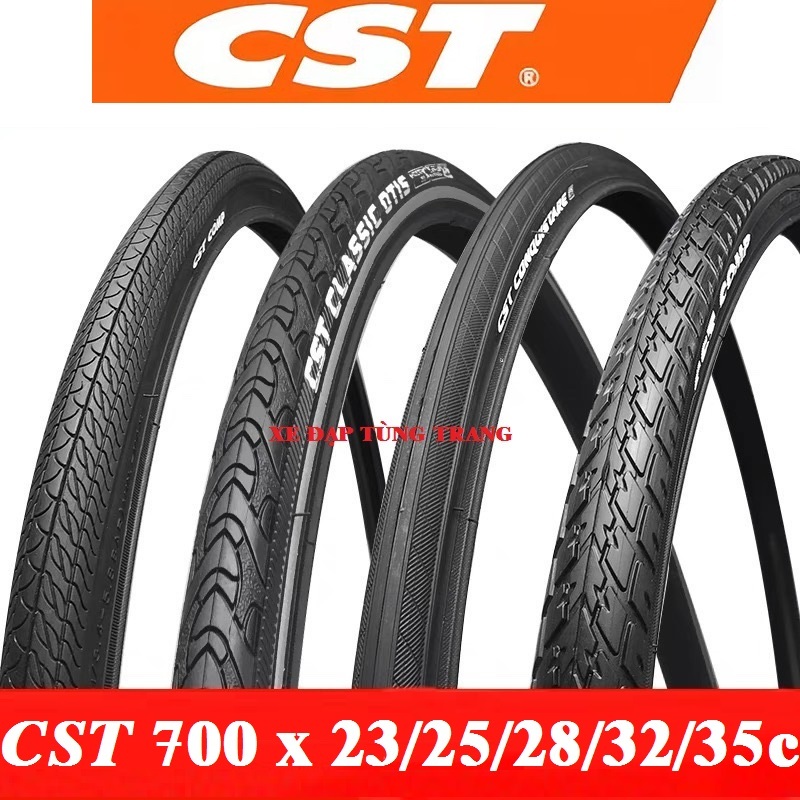Lốp Săm xe đạp CST 700C x 23/25/28/32/35/38/40/45C Chống đâm chống mài ...