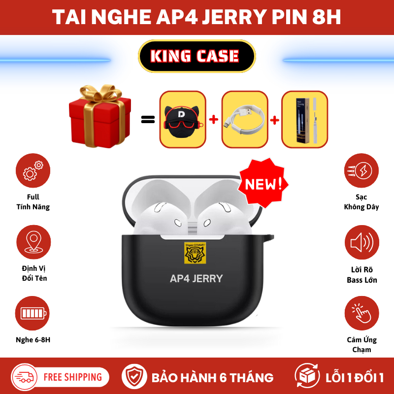Tai Nghe Bluetooth AP.4 8H Jerry 6973 Main XRX Bản Đủ Full Chức Năng ...