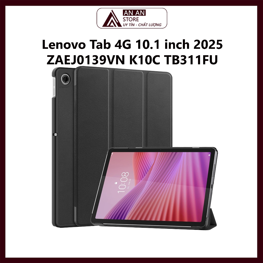 Bao Da Cover Cho Lenovo Tab 4G 10.1 inch 2025 ZAEJ0139VN K10C TB311FU ...