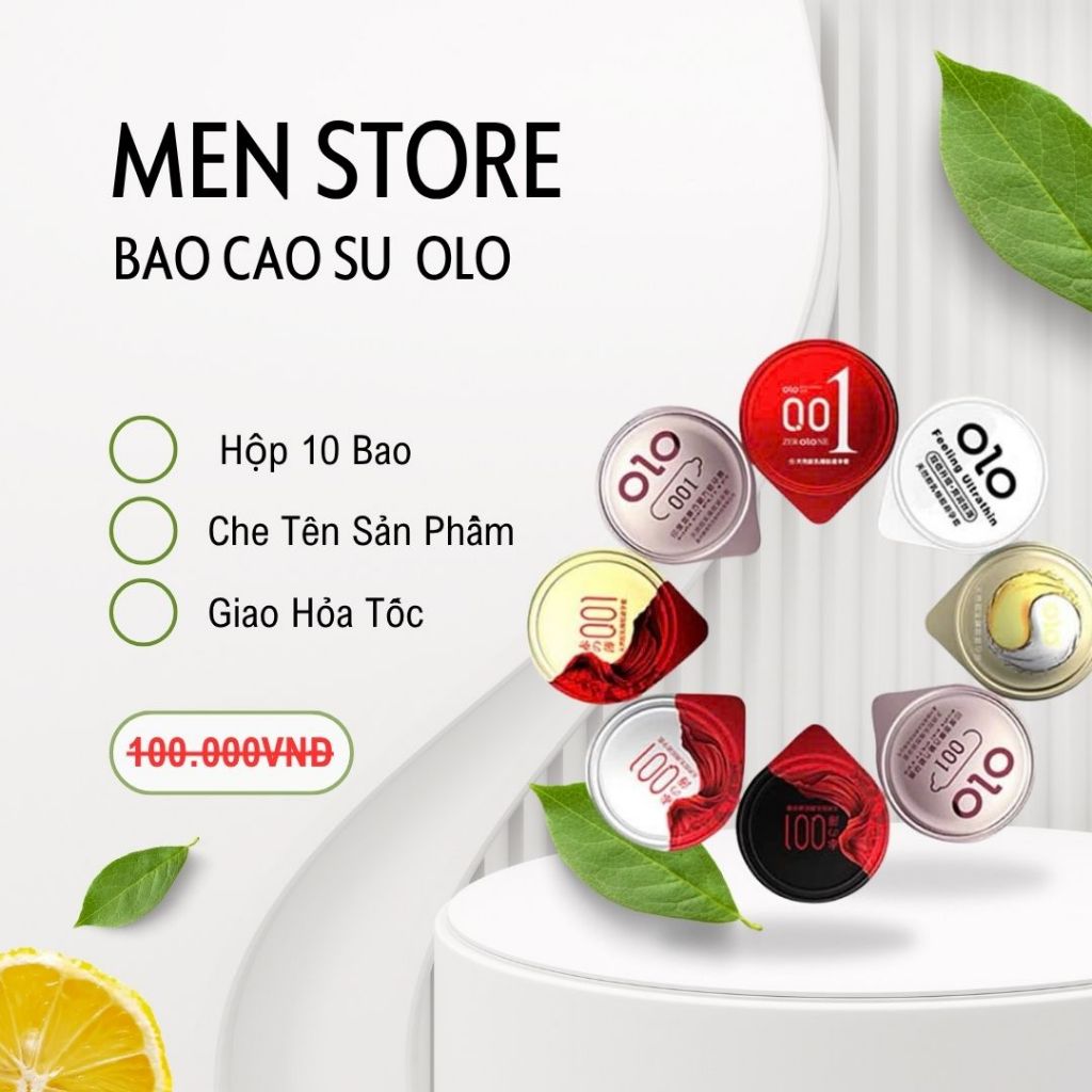 Bao cao su olo 001 kéo dài thời gian , bcs siêu mỏng OLO 10 BCS TRẢI ...