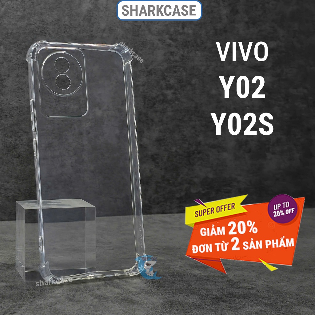Ốp lưng Vivo Y02s, Y02, Y02t, Y02a silicon nhựa dẻo trong suốt chống ...
