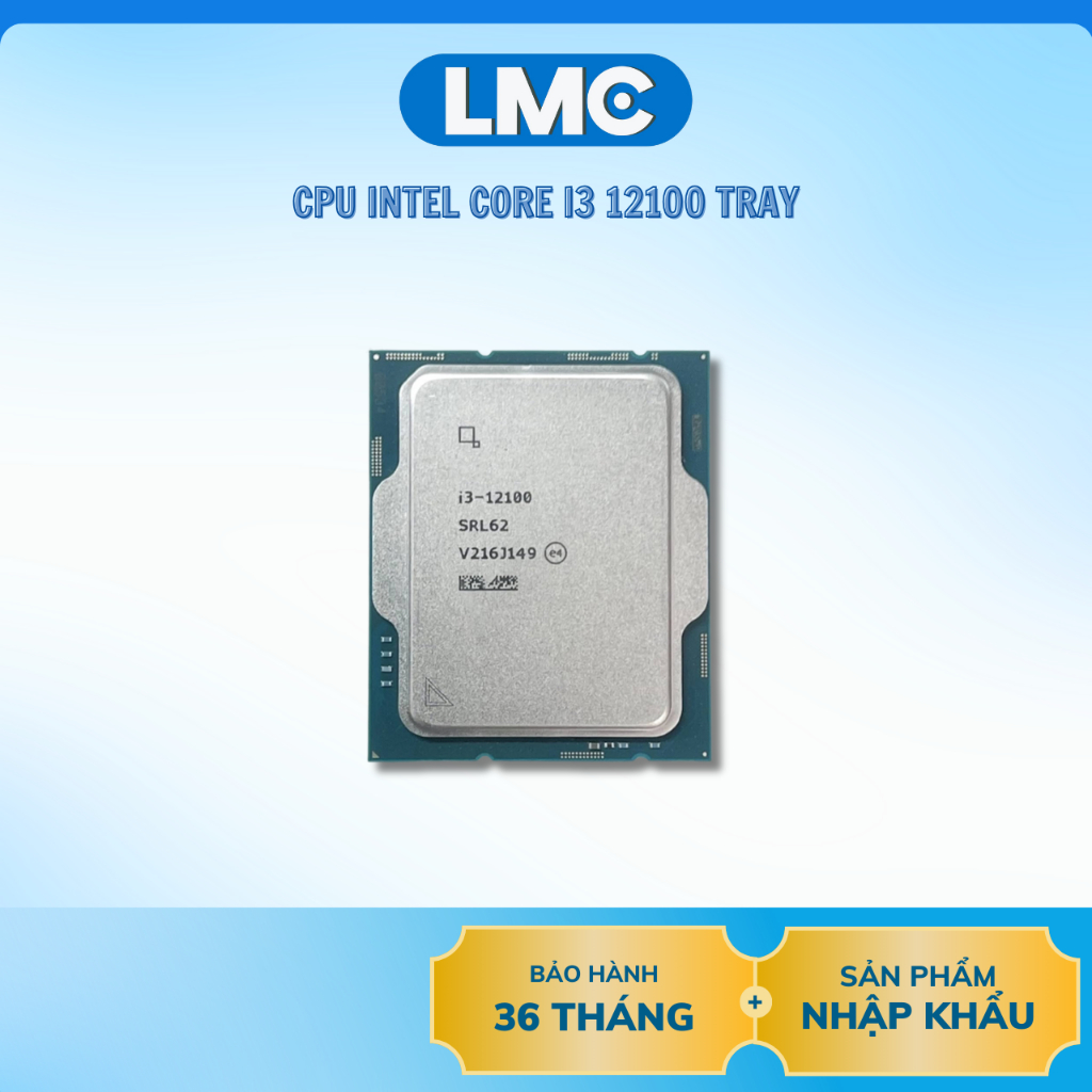 [ Full VAT ] CPU Intel Core i5 12400 / i3 12100 Tray New | Shopee Việt Nam