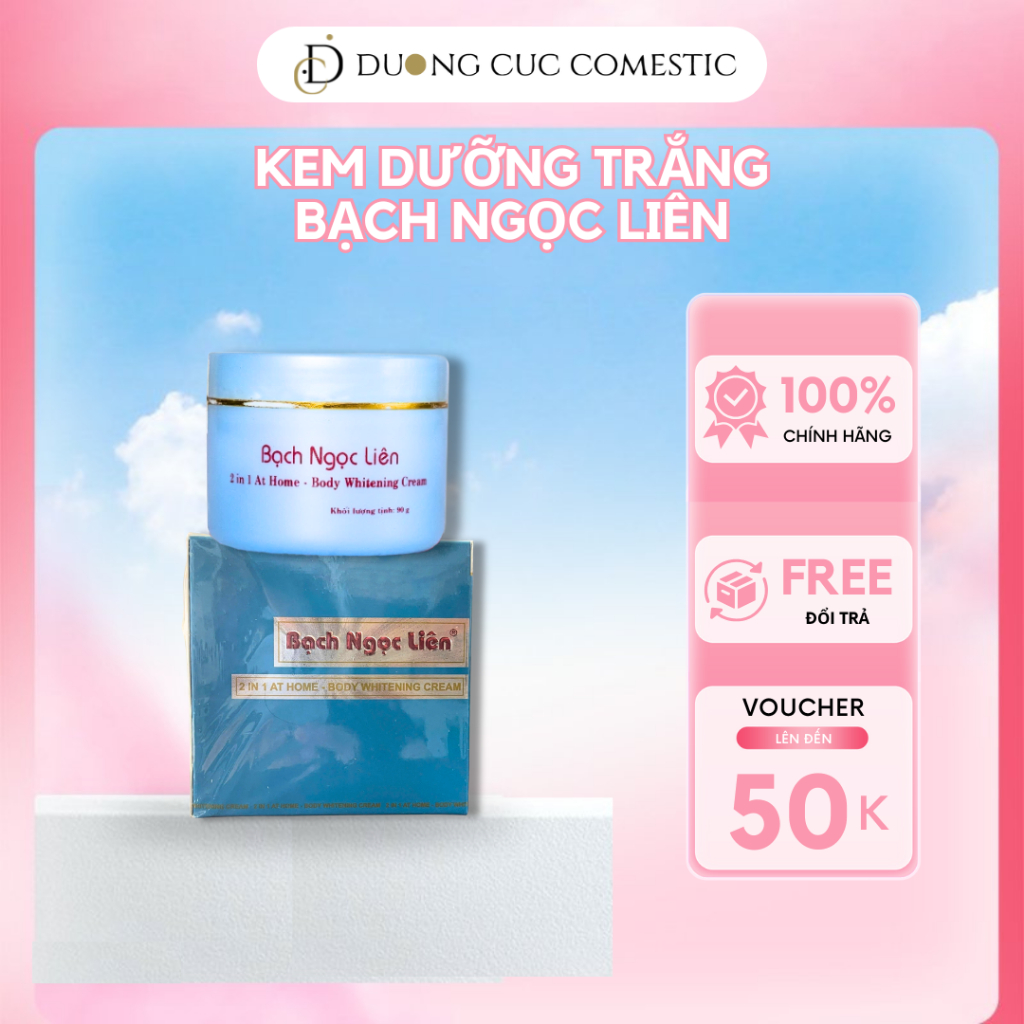 Kem dưỡng trắng da Bạch Ngọc Liên 2 in 1 Body Whitening Cream sáng da ...