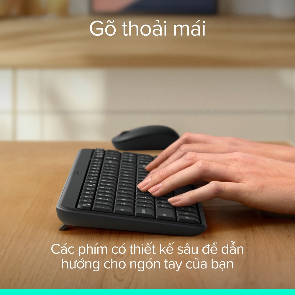 Combo Bàn phím & chuột không dây Bluetooth Logitech MK250 - dễ kết nối ...