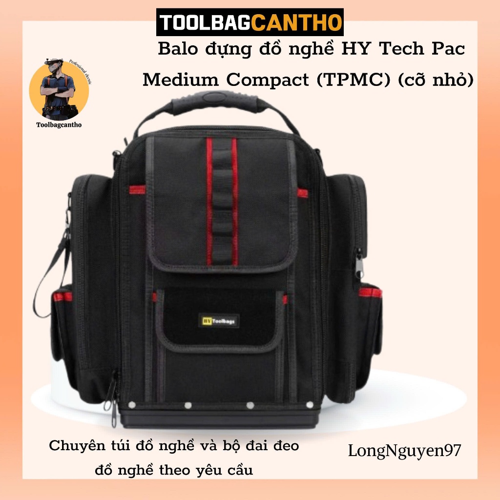 (Size nhỏ) Balo đựng đồ nghề HY Tech Pac Medium Compact (TPMC) (cỡ nhỏ ...