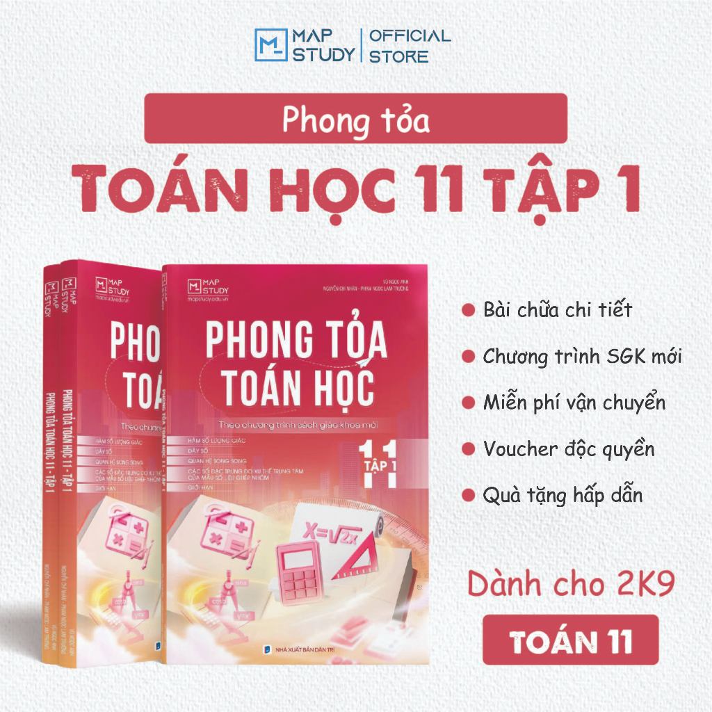 Phong tỏa toán học 11 - Tập 1 - Theo chương trình sách giáo khoa mới Mapstudy | Shopee Việt Nam