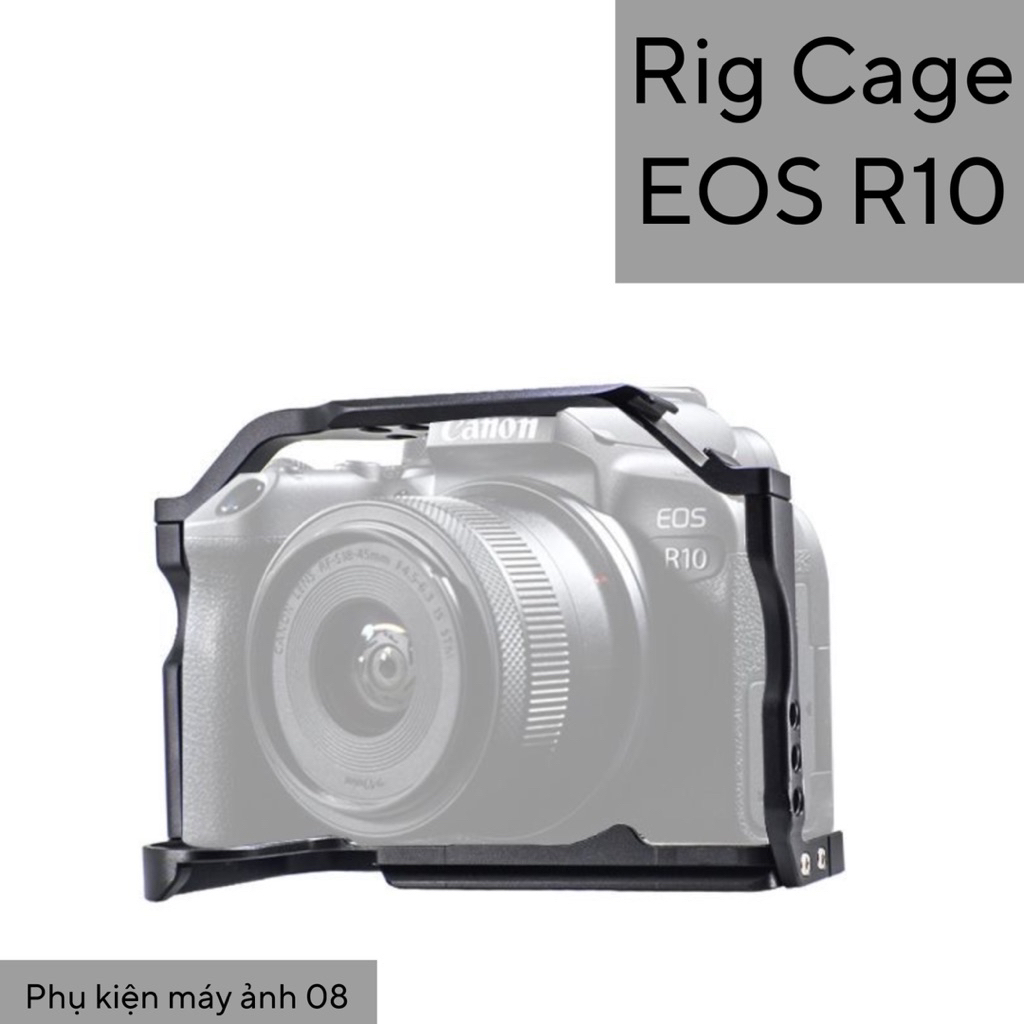 Khung bảo vệ máy ảnh hợp kim nhôm - Rig Cage EOS Canon R10 | Shopee ...