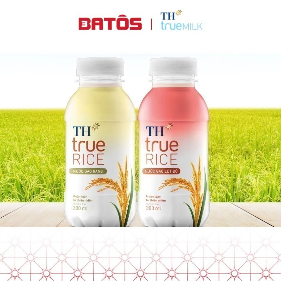 Thùng nước Gạo Rang - Gạo Lứt Đỏ TH true RICE 300ml (24 Chai) | Shopee Việt Nam