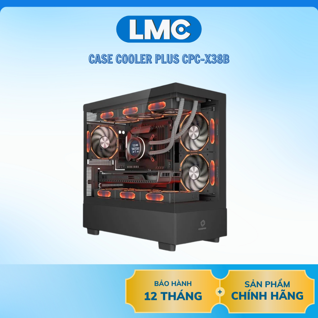 Vỏ Case CoolerPlus CPC-X38B Black (M-ATX / ITX) | Shopee Việt Nam