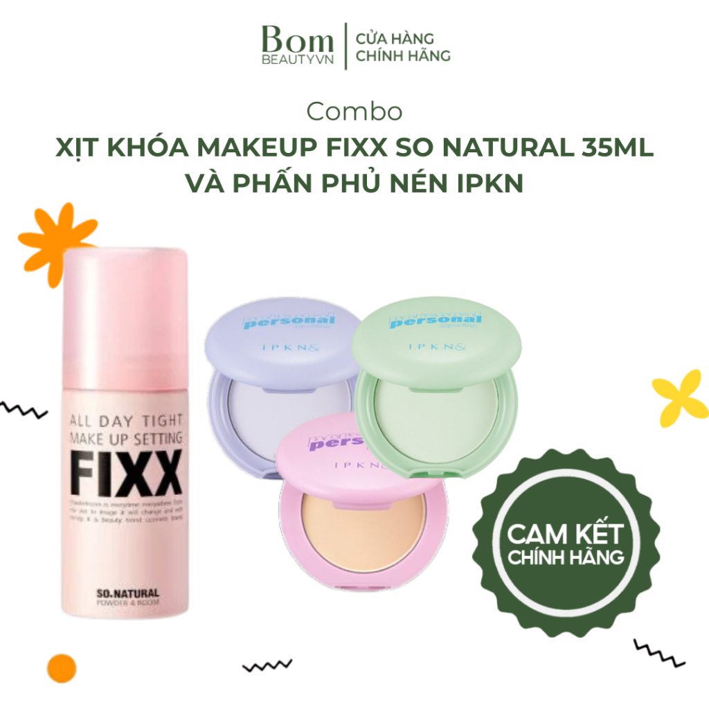 Combo Tiết Kiệm Xịt Khóa Nền Makeup Fixx So Natural All Day Tight 35ml ...
