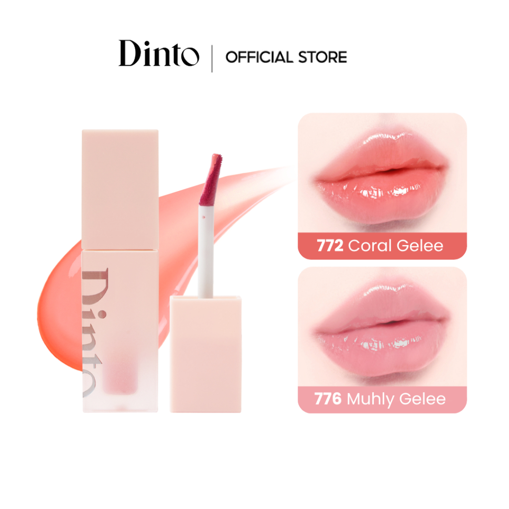 Son Tint Bóng Cho Đôi Môi Căng Mọng Dinto Blur-Jelly Plumping Lip Tint (7 màu) [Le Chat Botte ...