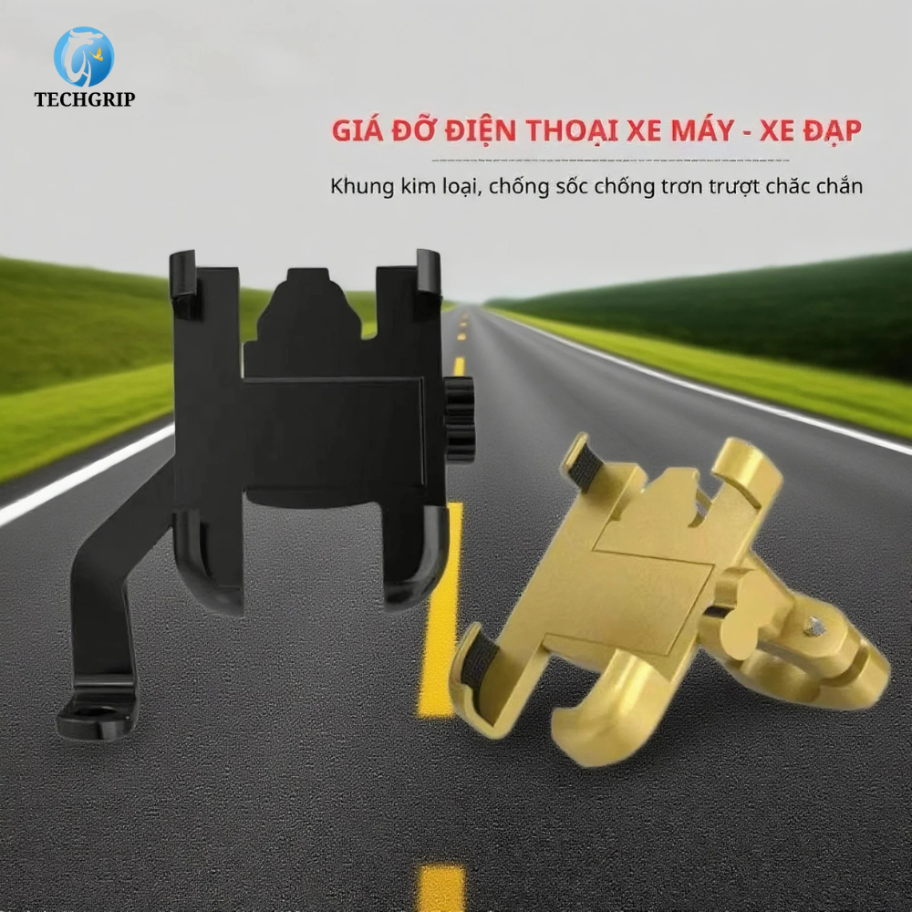 Giá Đỡ Điện Thoại Xe Máy TECHGRIP Kẹp Điện Thoại Gắn Xe Máy, Xe Đạp C2 ...