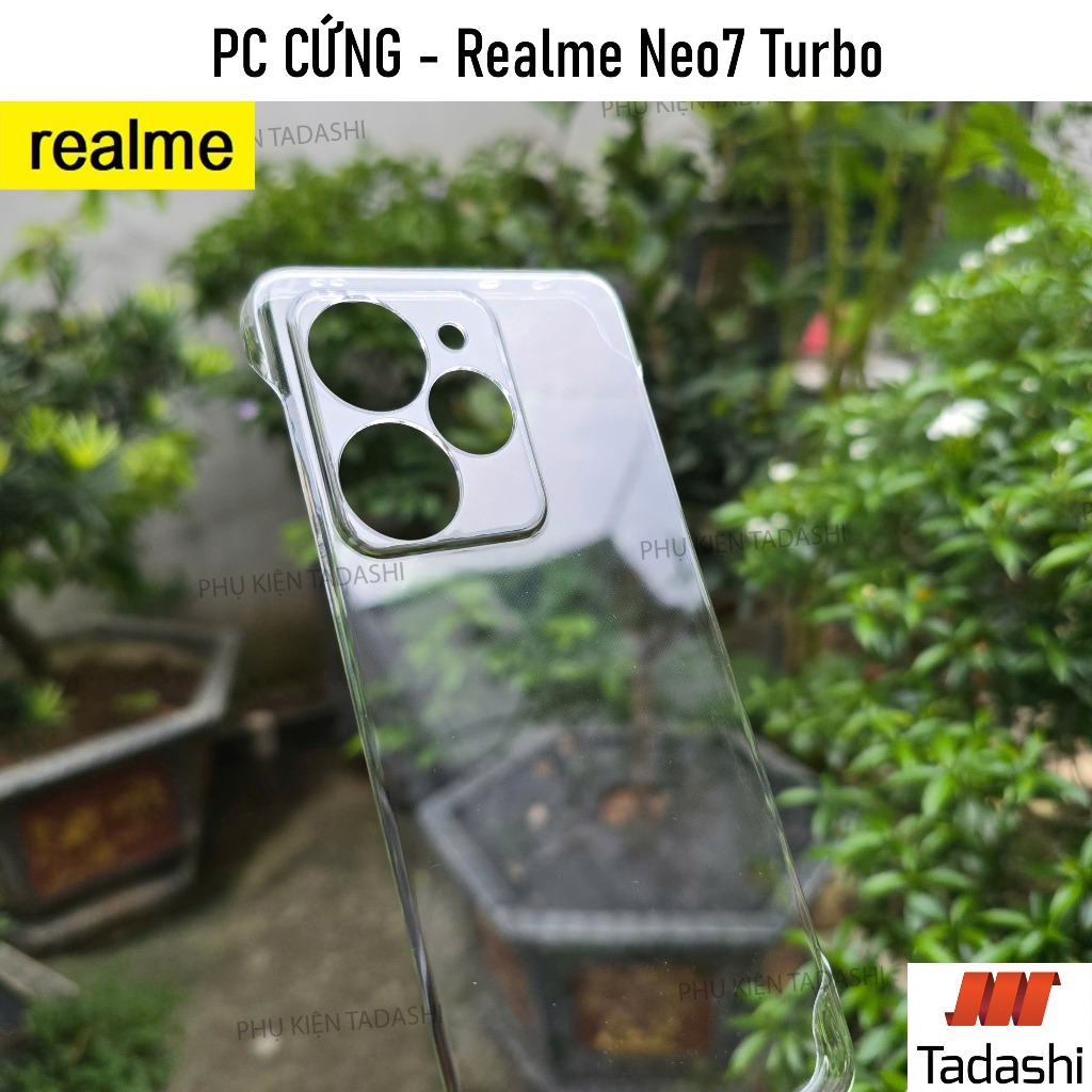 Ốp Lưng KHÔNG VIỀN Realme Neo7 Turbo/ Realme Neo 7, Realme GT7/ GT7 Pro Trong Suốt Nhựa PC CỨNG ...