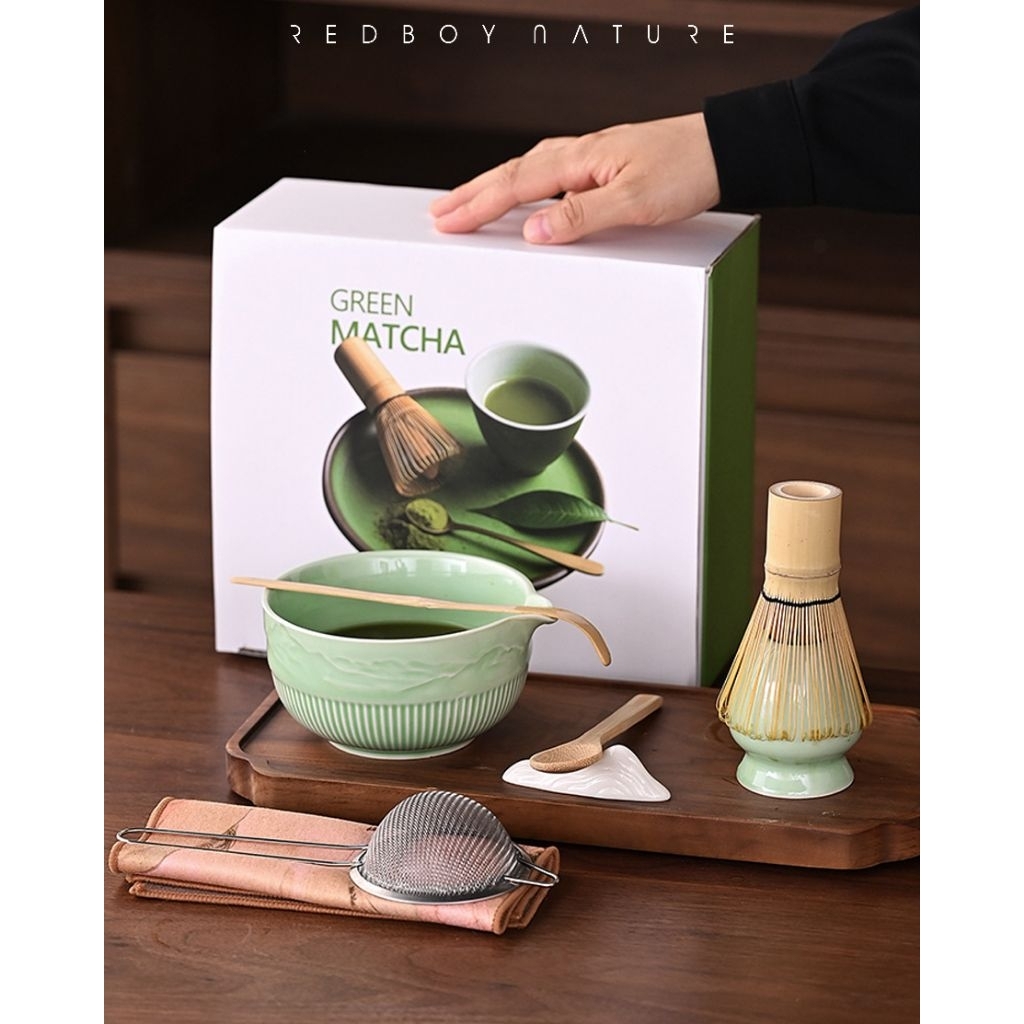 Bộ dụng cụ pha trà matcha Nhật Bản 8 món | Shopee Việt Nam