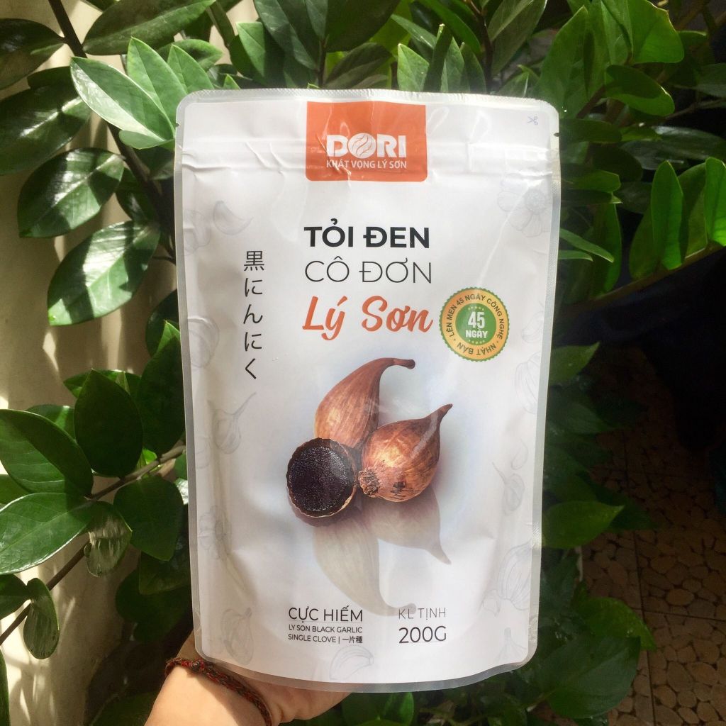 Tỏi đen Cô đơn Lý Sơn Dori - Lon 200g - Hàng rất hiếm số lượng có hạn ...