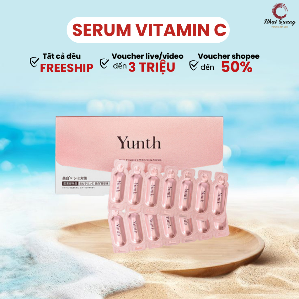Serum Vitamin C tươi Yunth nội địa Nhật (1ml*28) | Shopee Việt Nam