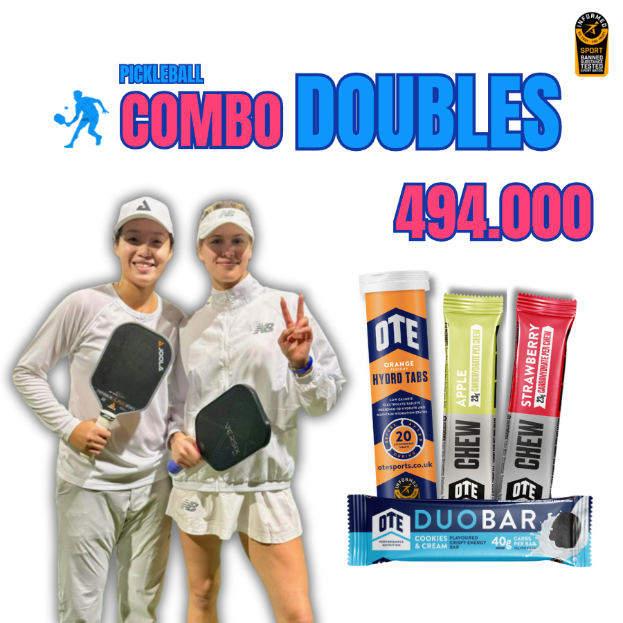 Combo Pickleball Doubles, Đánh đôi OTE Sports, Bù Muối Khoáng, Điện ...