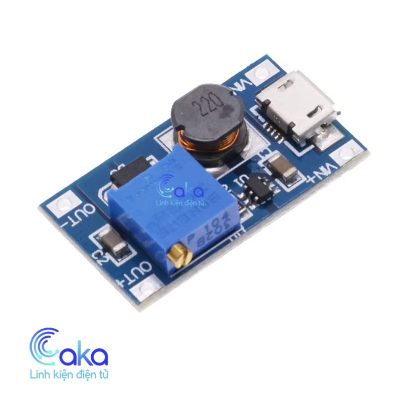 Mạch Tăng Áp Mini 2A MT3608 Micro USB – DC-DC Boost 2V–28V | Shopee Việt Nam