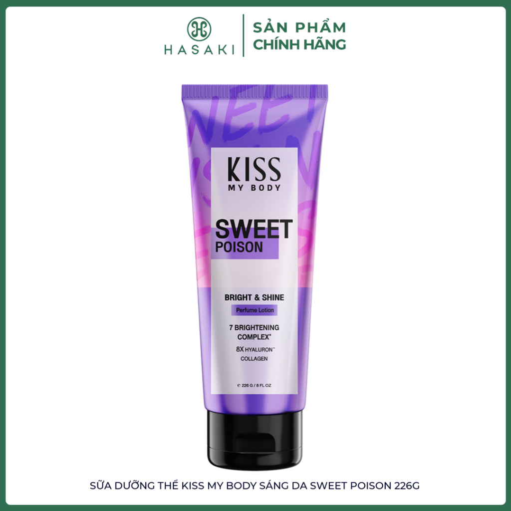 [DEAL SỐC] Sữa Dưỡng Thể Kiss My Body Sáng Da Sweet Poison 226g Bright ...