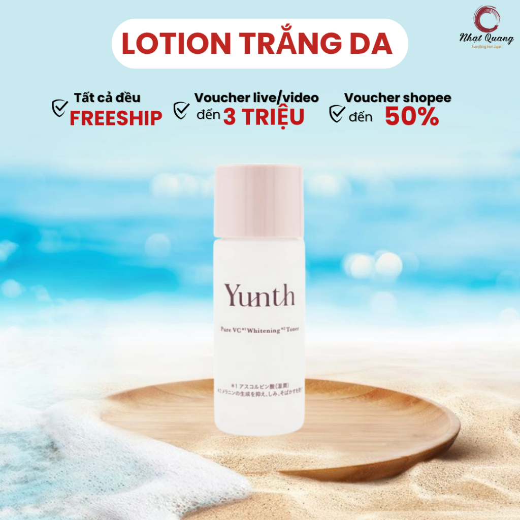 Toner dưỡng trắng da Yunth Raw VC - Vitamin C tinh khiết nội địa Nhật 18ml | Shopee Việt Nam
