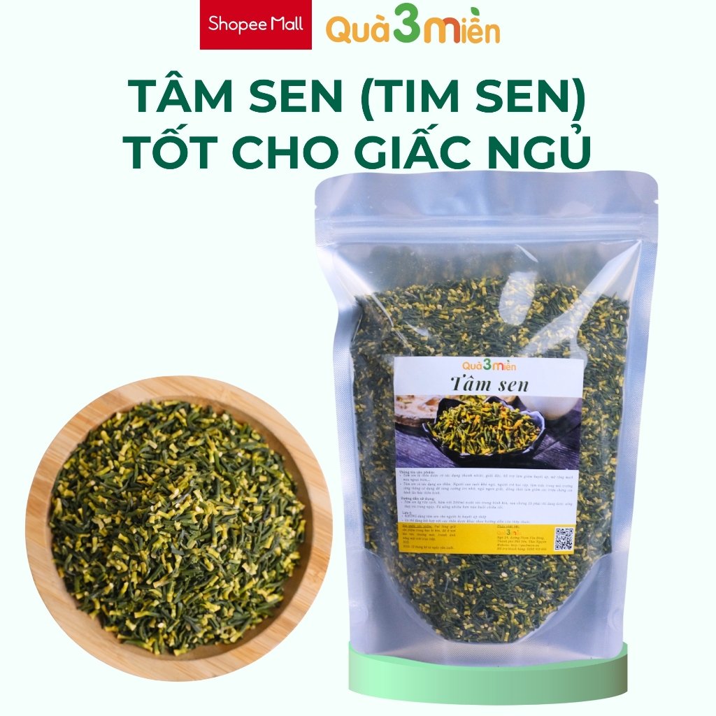 Tâm sen(Tim sen) tốt cho giấc ngủ, giảm căng thẳng thương hiệu Quà 3 ...