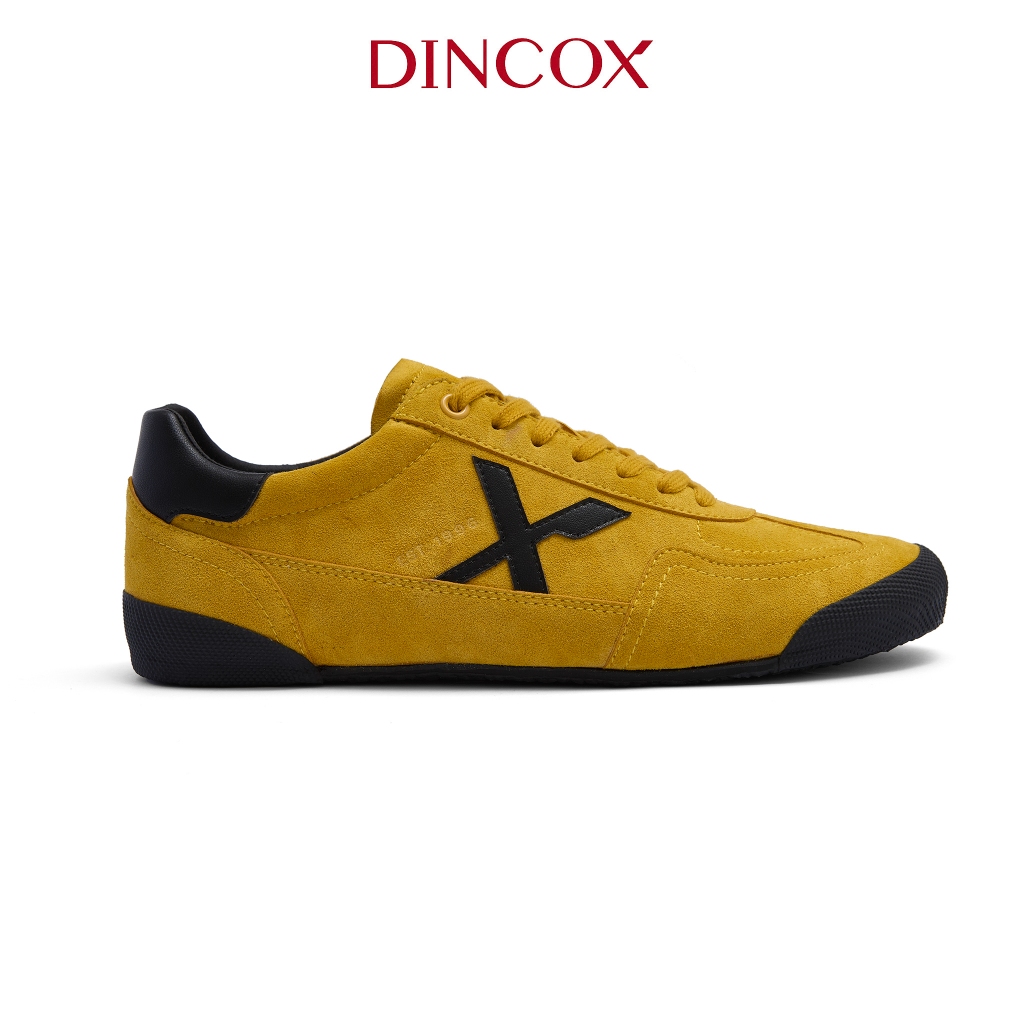 Giày Sneaker Nam Nữ Dincox DC47 YELLOW Micro Suede Thời Thượng Shoes Đế ...