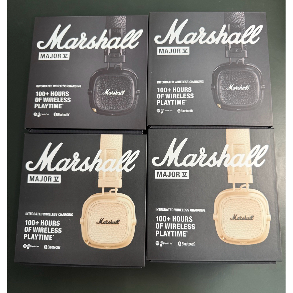 Tai nghe Marshall major 5 - black,white (new openbox/new seal) | Shopee ...