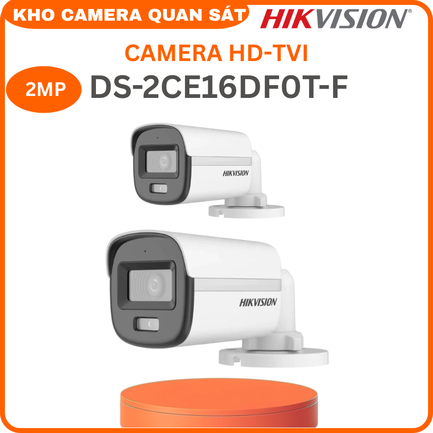 CAMERA HD-TVI ColorVu HIKVISION DS-2CE10DF0T-F 2MP 1080P,CÓ MÀU BAN ĐÊM ...