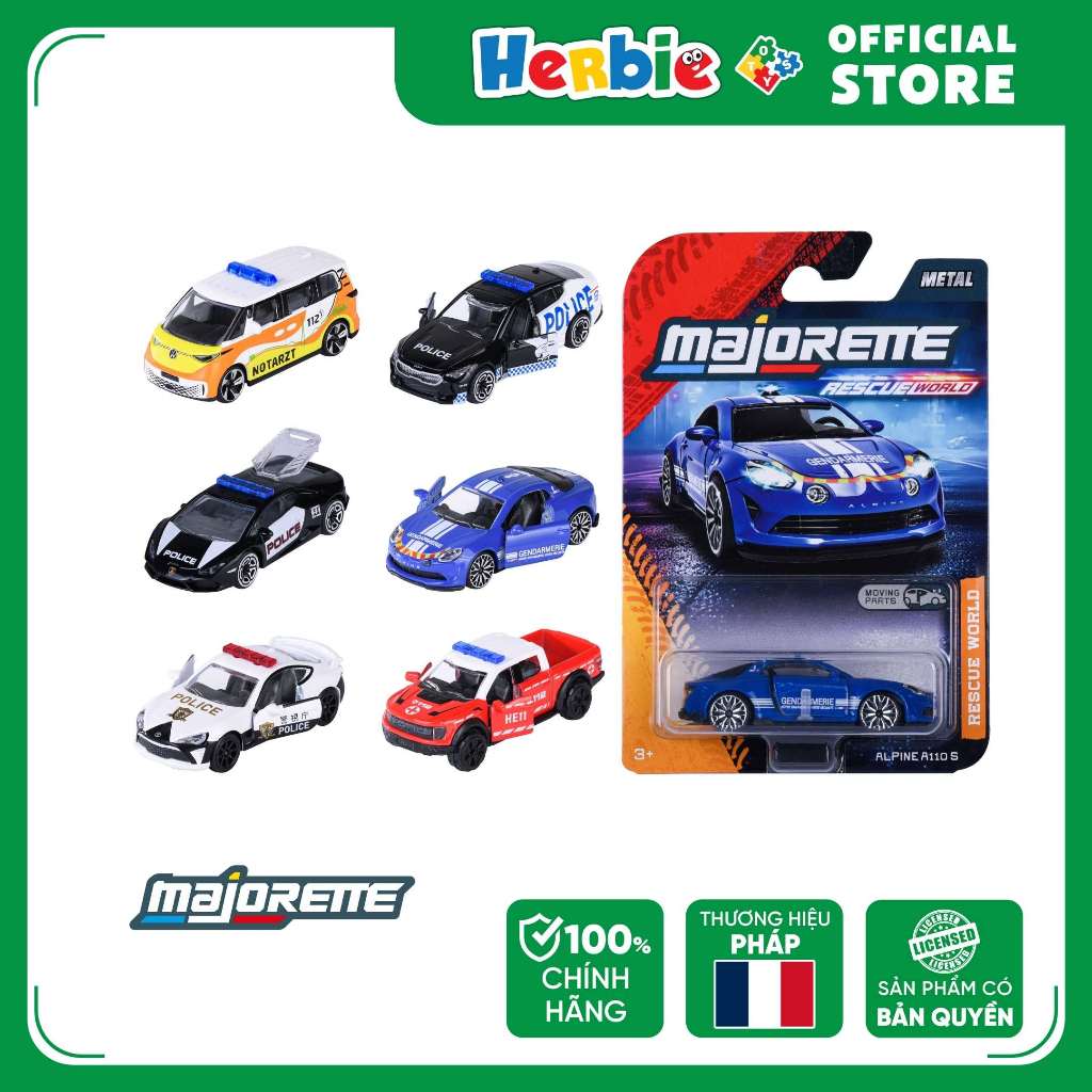 Đồ Chơi Xe Mô Hình MAJORETTE Rescue World Premium Cars 1:64 Diecast ...
