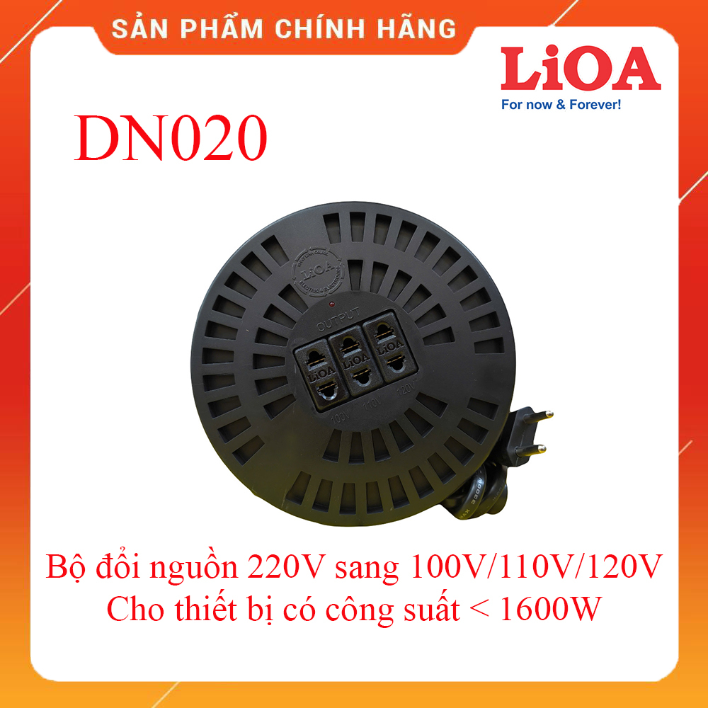 Biến áp tự ngẫu LiOA 2000VA DN020 - Bộ đổi nguồn điện 220V sang 100V ...