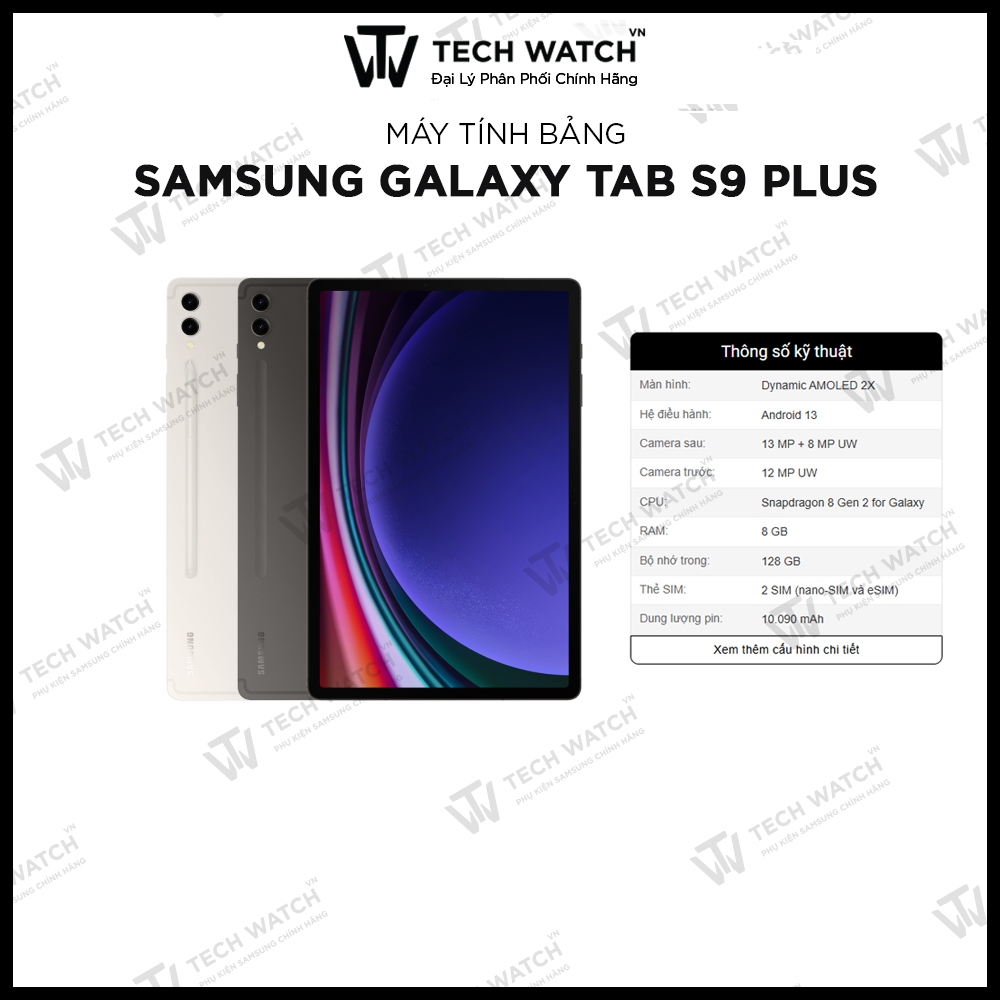 Samsung Galaxy Tab S9 Plus / Tab S9 - TechWatchVN | Shopee Việt Nam
