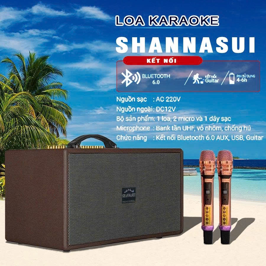 Loa Kéo Karaoke Công Suất Lớn 420w Xách Tay SANNASUI K-30 | Loa Kéo Bluetooth 2 Bass 1 Trung 1 ...