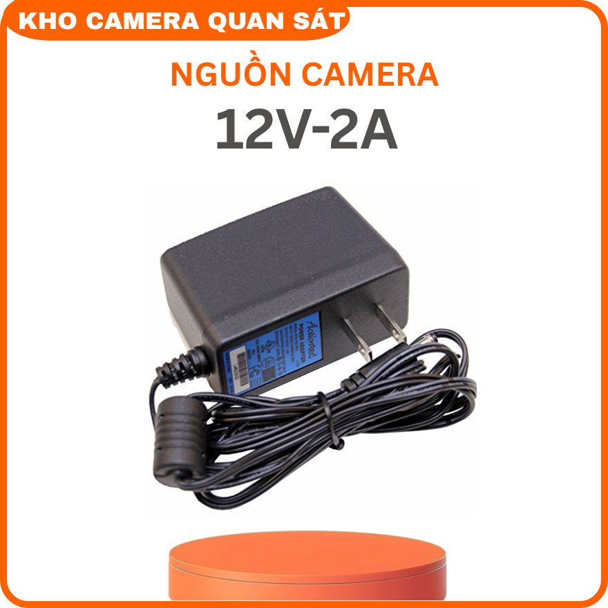 Adapter- Nguồn 12V 2A Dùng cho camera Hikvision,Dahua,KBvision,Camera ...