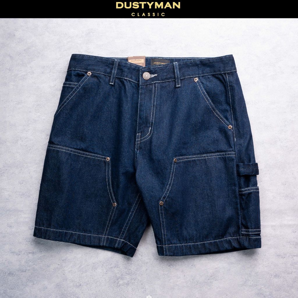 Quần Short Jean Nam Henry Dustyman, Chất Vải Denim Cotton 12Oz Cao Cấp ...