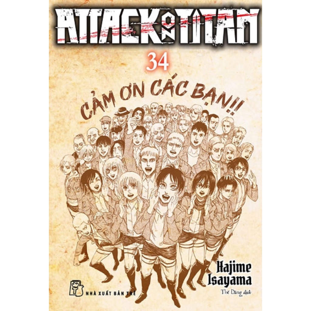 Sách - Attack on Titan 34 (Bản đặc biệt) (Tặng kèm Standee Acrylic ...