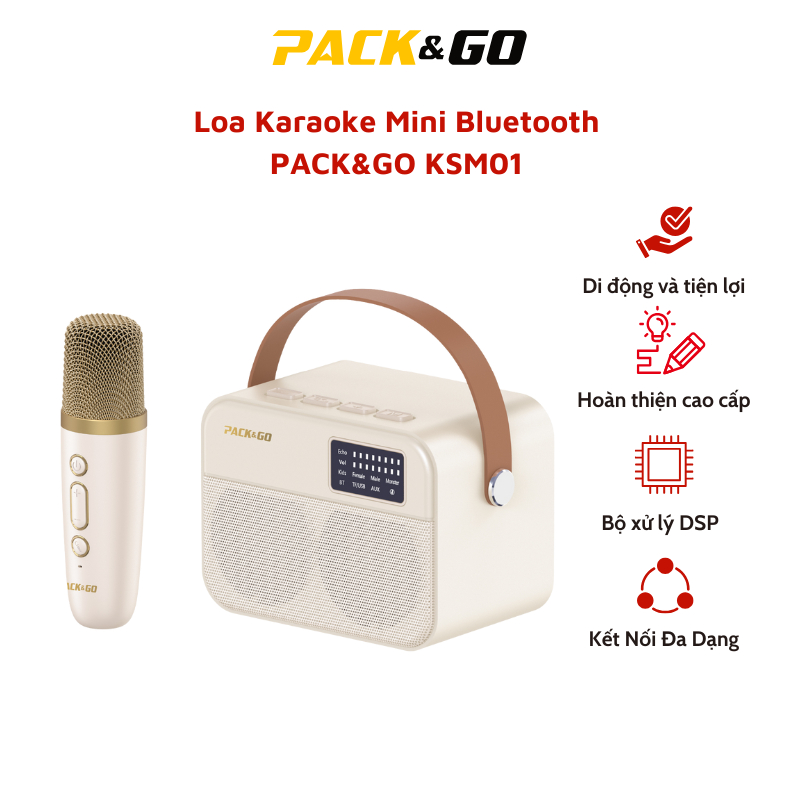 Bộ Loa Mic Karaoke Mini Bluetooth PACK&GO KSM01 - HÀNG CHÍNH HÃNG ...