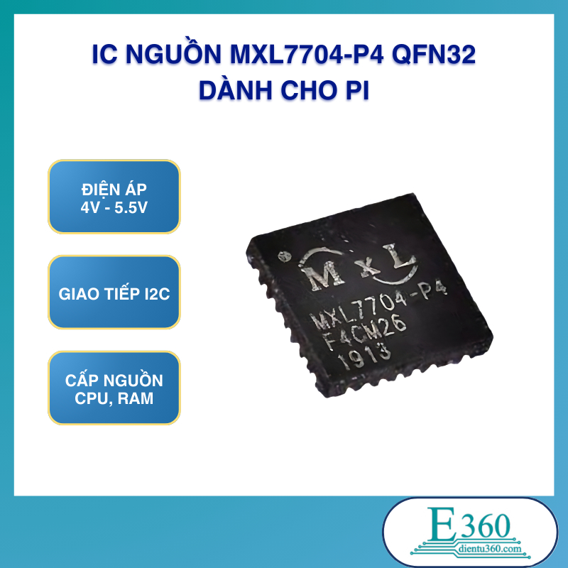 IC Nguồn MXL7704-P4 QFN32 Dành Cho PI | Shopee Việt Nam