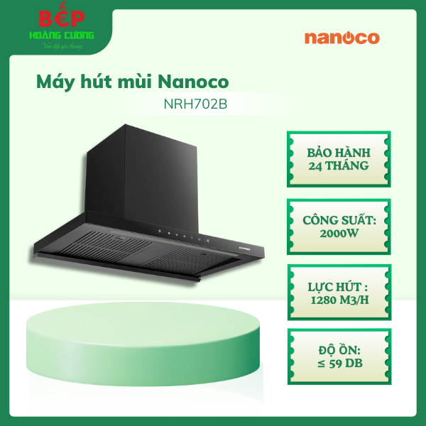 Nanoco NRH702B – Máy hút mùi T-Shape – Thiết kế hiện đại – Công suất ...