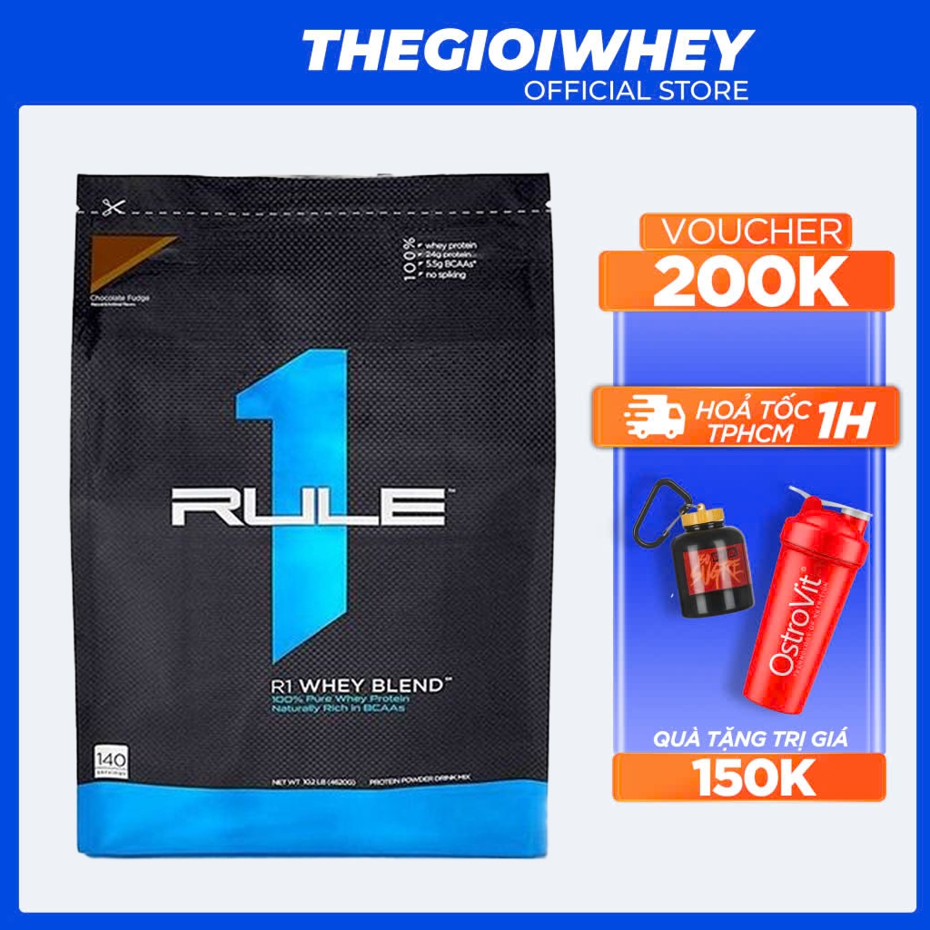 Rule1 Blend Rule 1 4.5kg Whey Protein Blend Bột Sữa Tăng Cơ Giảm mỡ Cho ...