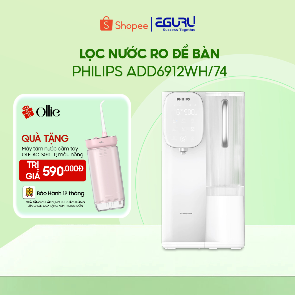 Máy Lọc Nước RO Để Bàn NÓNG-LẠNH PHILIPS ADD6912, Công nghệ lọc ...