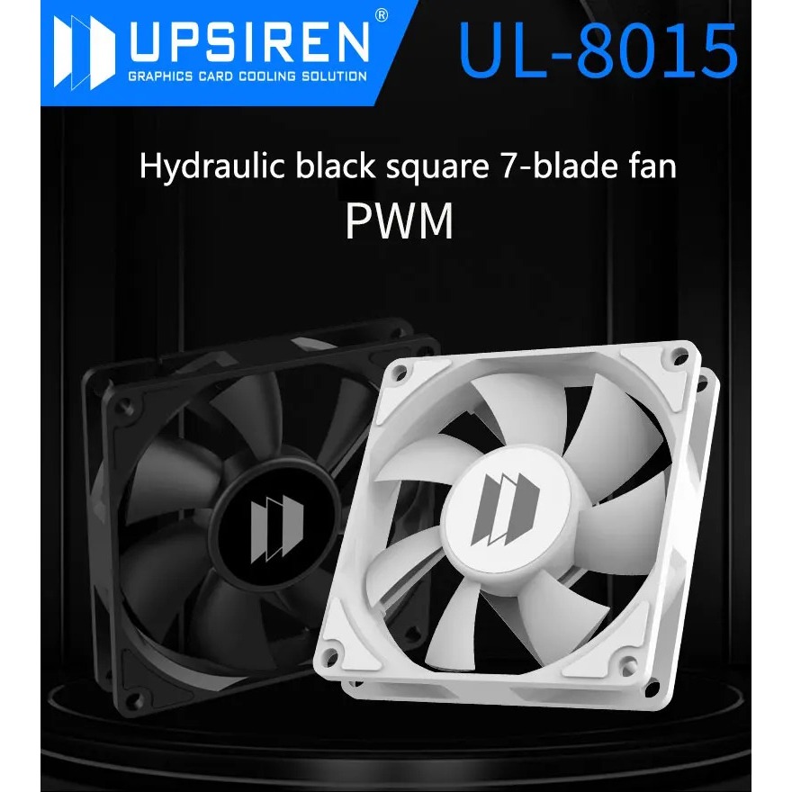 Quạt 80mm, 92mm cho ITX, UPSIREN UL-8015 / UL-9215 độ mỏng 15mm PWM [BH ...