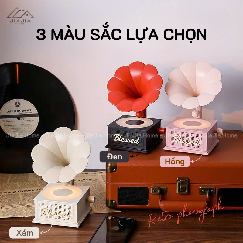 [GIAO NGAY] Loa kèn Blessed bluetooth cổ điển - Loa Lucky photograph mô ...