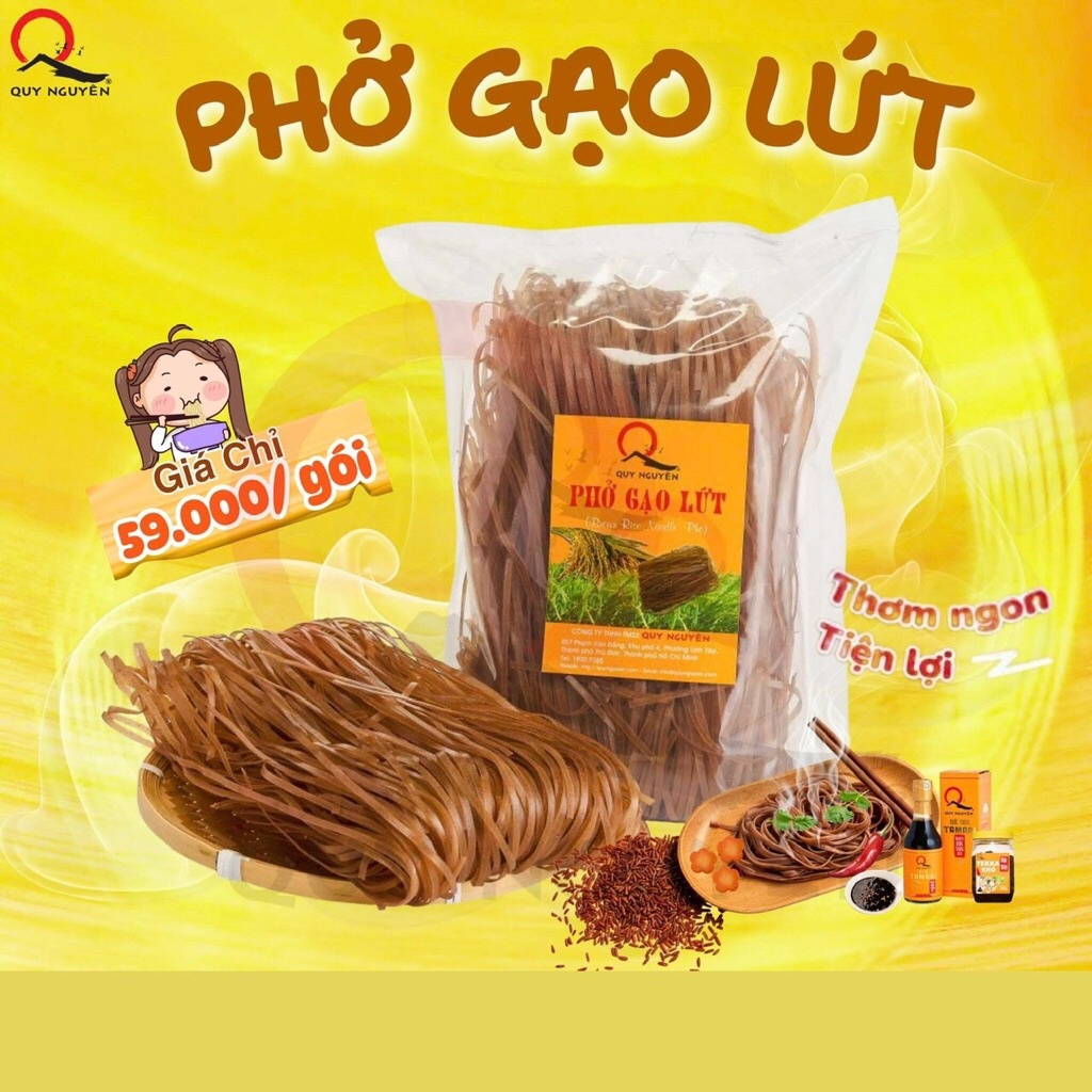Phở gạo lứt Quy Nguyên Tuệ Hải 400gram | Shopee Việt Nam